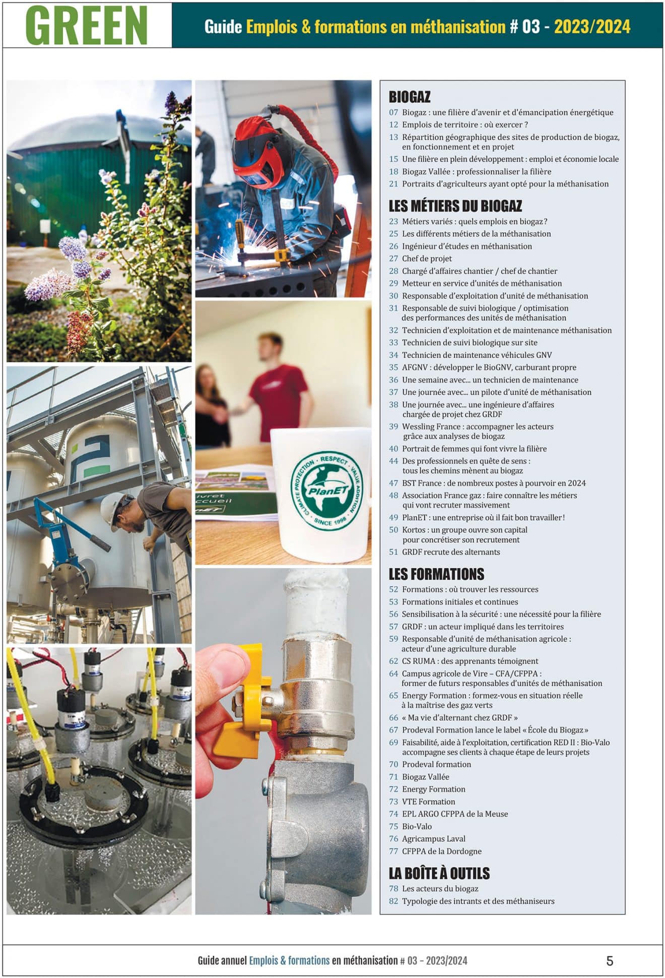 GUIDE EMPLOIS & FORMATIONS EN MÉTHANISATION 2023-2024 - Innovation24.news