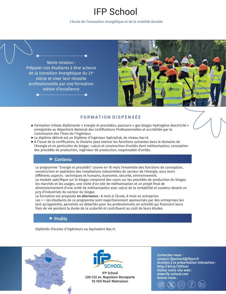 Fiche établissement de formation : IFP School - Innovation24.news
